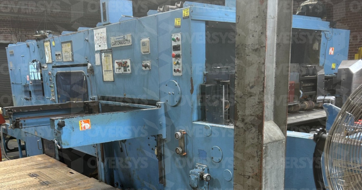 Pre-owned Flat Bed Die Cutter Asahi CARTONMASTER - Oversys