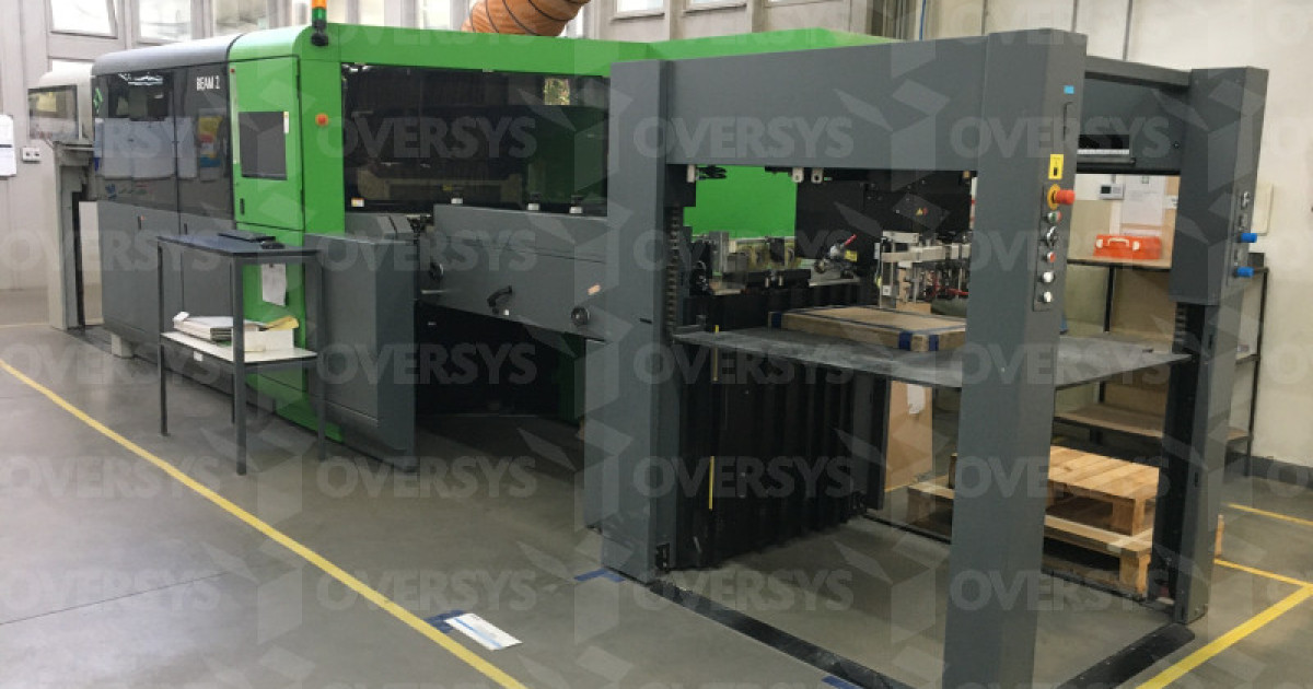 Pre-owned Flat Bed Die Cutter Highcon BEAM - Oversys