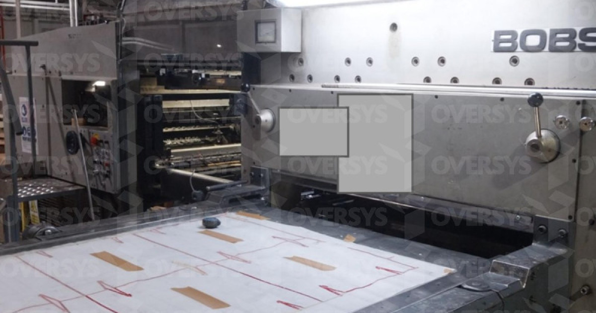 Pre-owned Flat Bed Die Cutter Bobst SP 1600 - Oversys