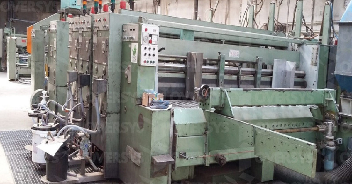 Flexo Folder Gluer / Casemaker Piemonte Meccanica PRINT CUT 33 13 usada - Oversys