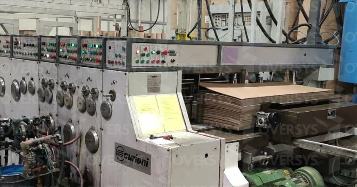 Flexo Folder Gluer / Casemaker Curioni 2000 usata - Oversys